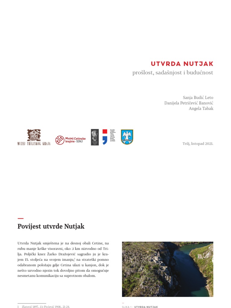 Utvrda Nutjak Proslost Sadasnjost I Budu | PDF