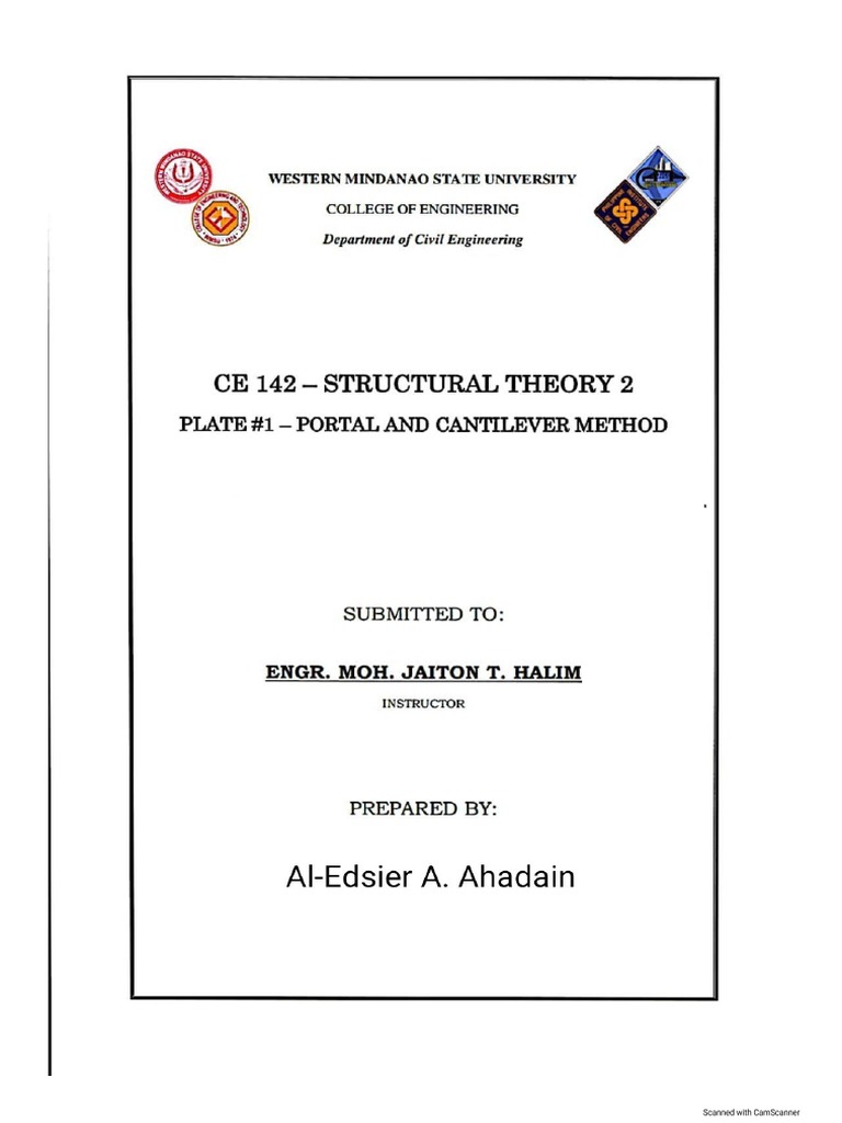 Plate 1 Civil Engineering Plates | PDF