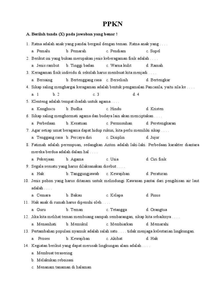 PPKN | PDF | Olahraga & Rekreasi