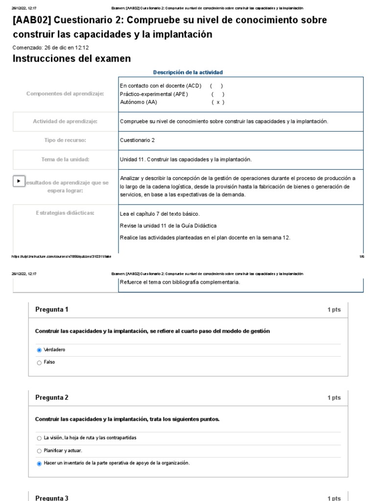 Examen - (AAB02) Cuestionario 2 - Compruebe Su Nivel de Conocimiento Sobre Construir Las ...