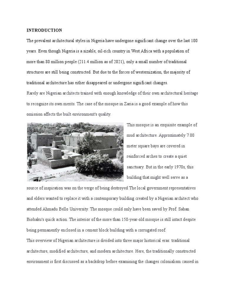 Susan Aradeon - Summary History of Nigerian Architecture - The Last 100 ...