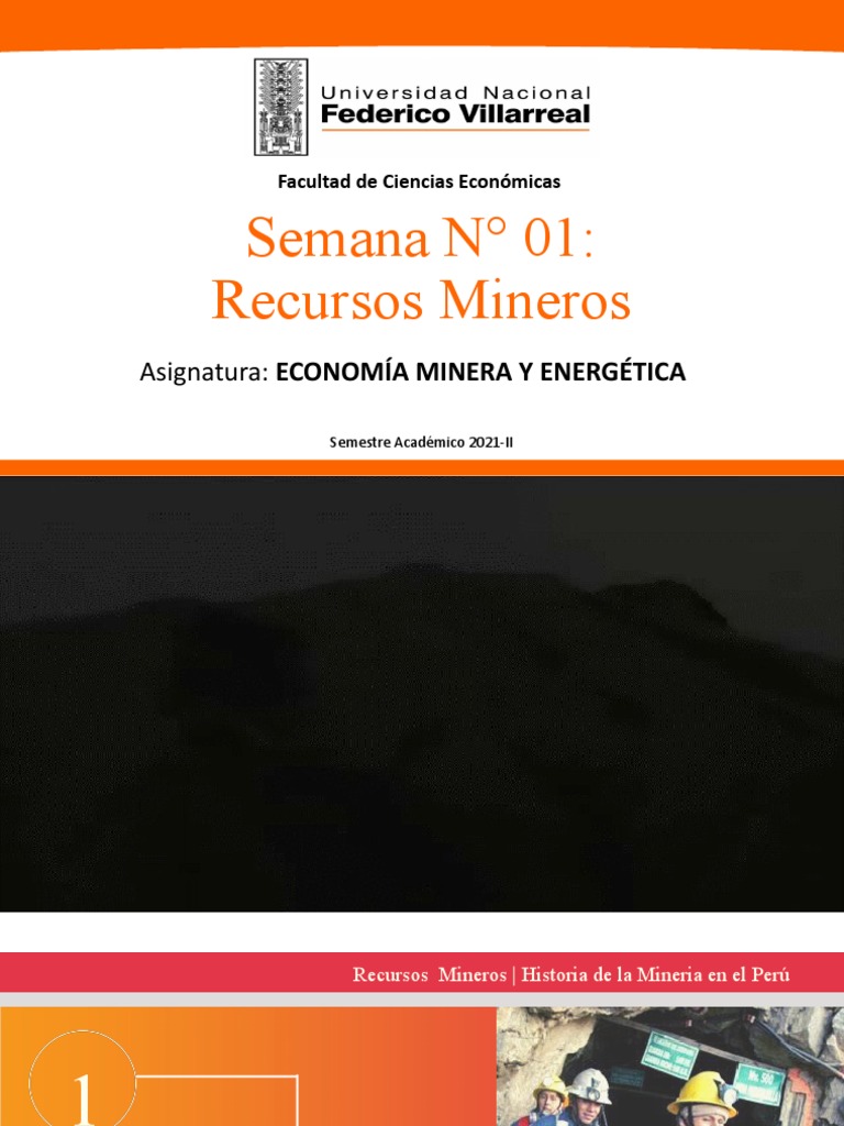 Sesion #01 - Recursos Mineros | PDF