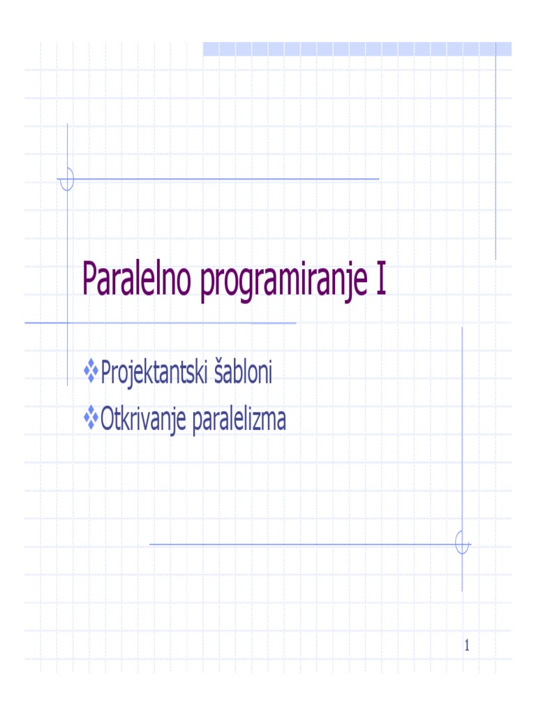 P5.1 Paralelno Programiranje 1 | PDF