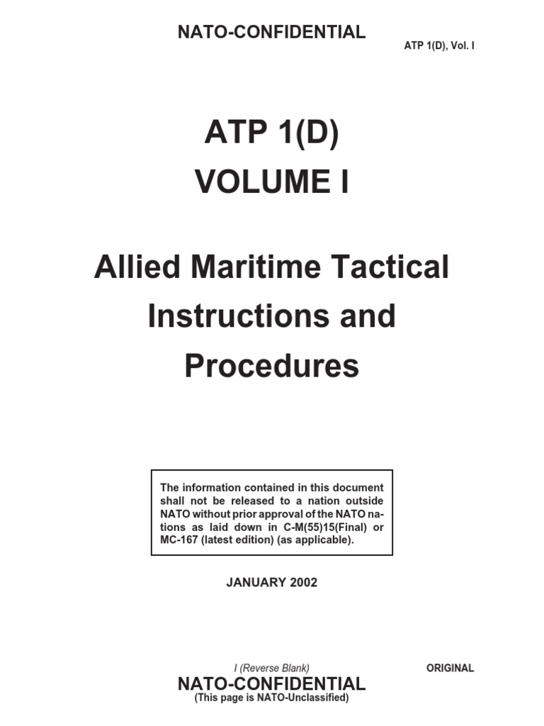 NATO Maritime Tactical Guide | PDF | Acceleration | Radio Spectrum