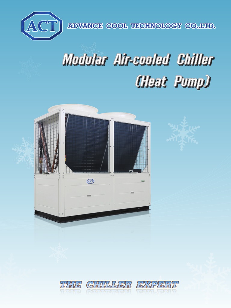 ACT Modular Air Cooled Chiller Heat Pump Recovery TCA | PDF | Air ...