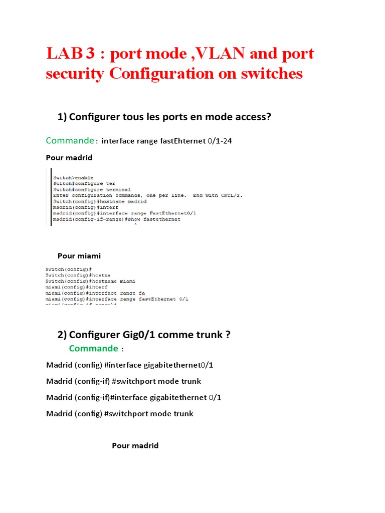 Lab 3 | PDF | Ordinateurs