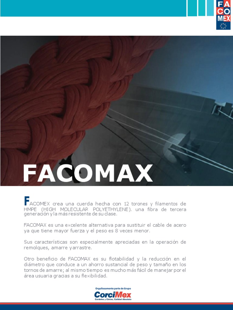 Facomex Cable Naranja Ar | PDF | Cuerda | Materiales de construcción