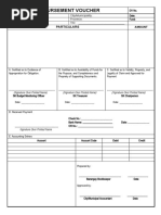 Printable Cash Voucher Template | PDF