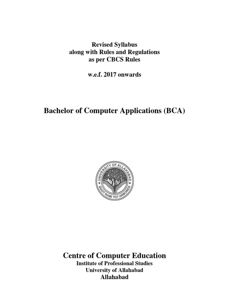 Revised BCA Syllabus | PDF | Fourier Transform | Complex Number