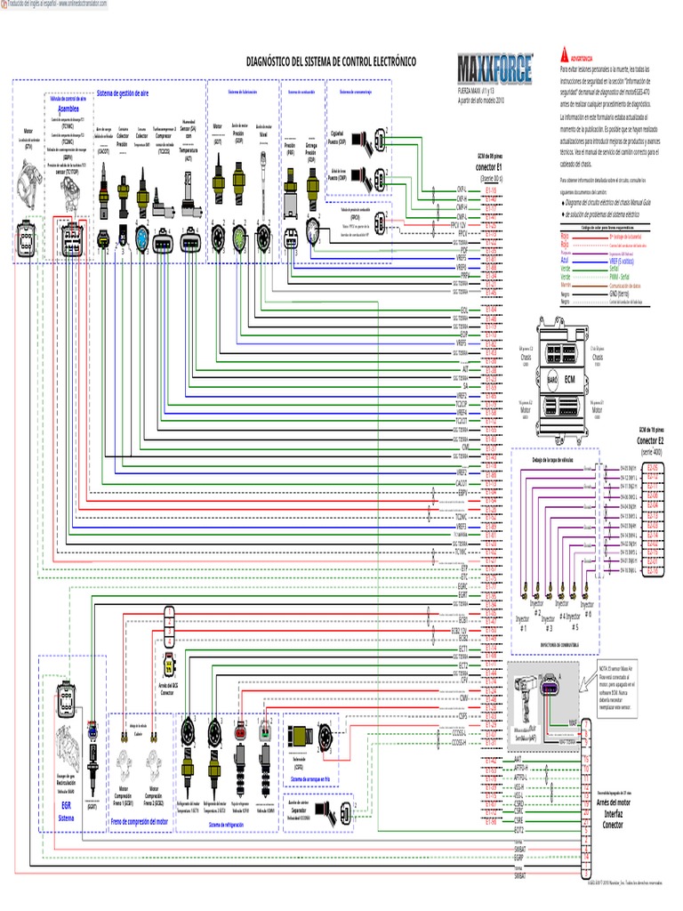 Idoc - Pub International Maxxforce Diagrama - En.es | PDF | Inyección ...