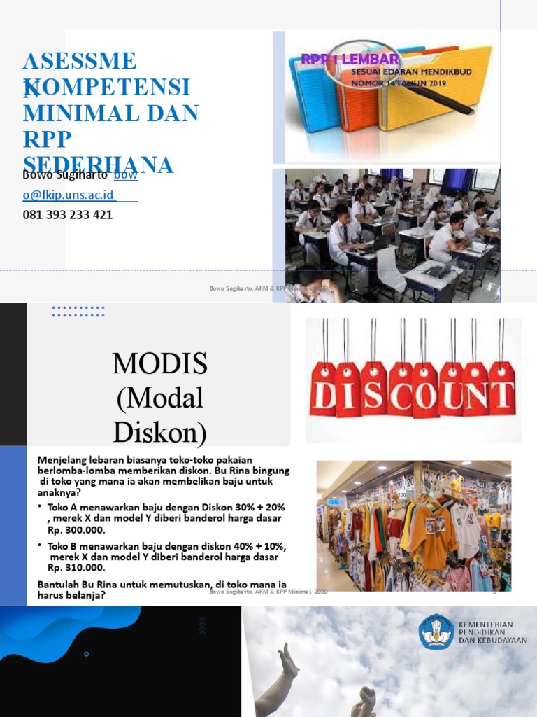 RPP Sederhana Dan Akm | PDF