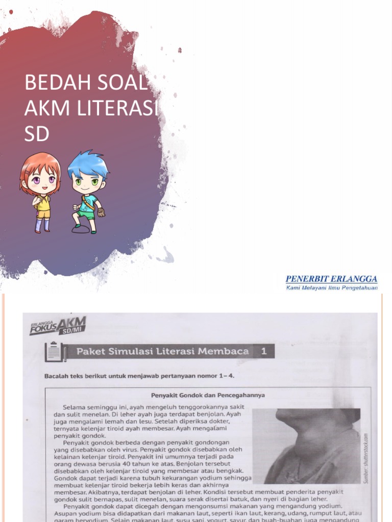 Bedah Soal Akm Literasi Membaca SD | PDF