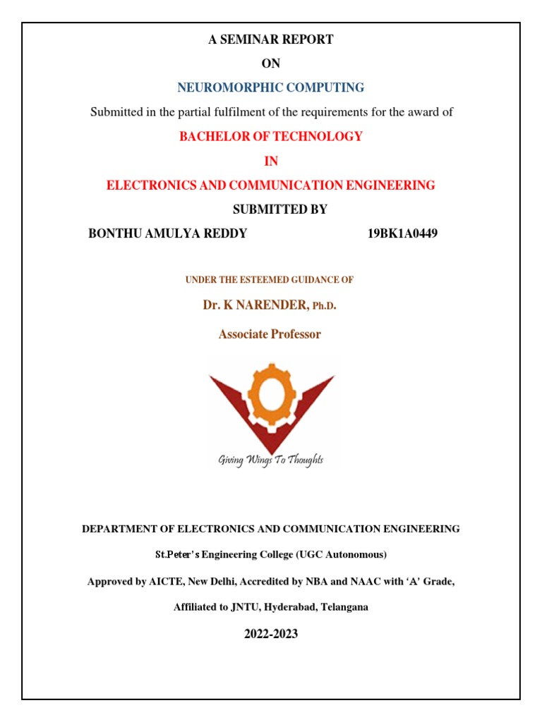 Seminar Final | PDF | Engineering | Brain