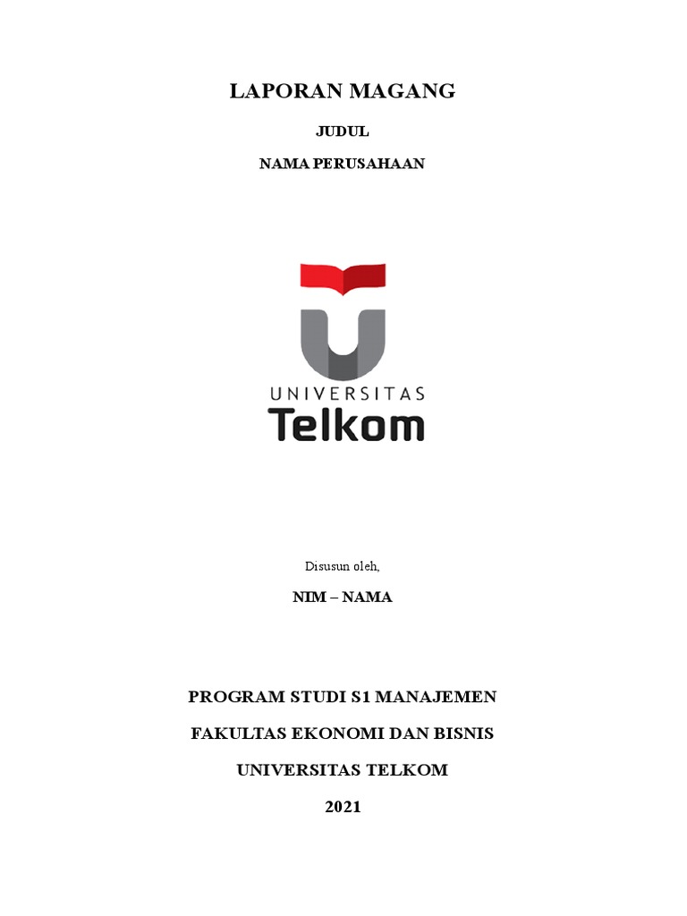 Template Laporan Magang | PDF