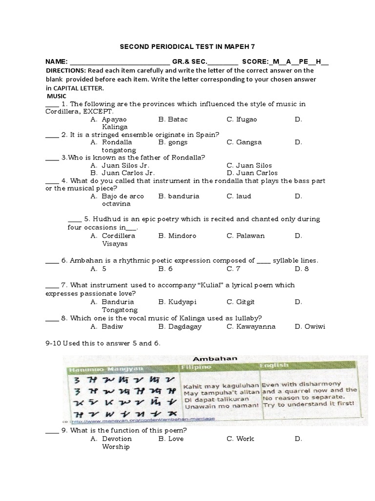 PT - G7 - MAPEH v2 | PDF | Micronutrient | Foods