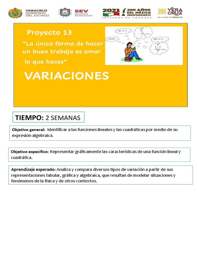 Proyecto 13 Tercero MARZO | PDF | Linealidad | Fórmula
