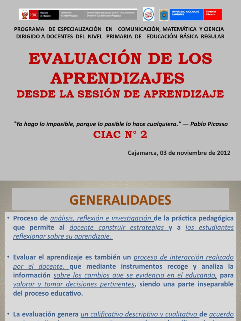 Evaluaci 140613205706 Phpapp01 | PDF | Evaluación | Aprendizaje