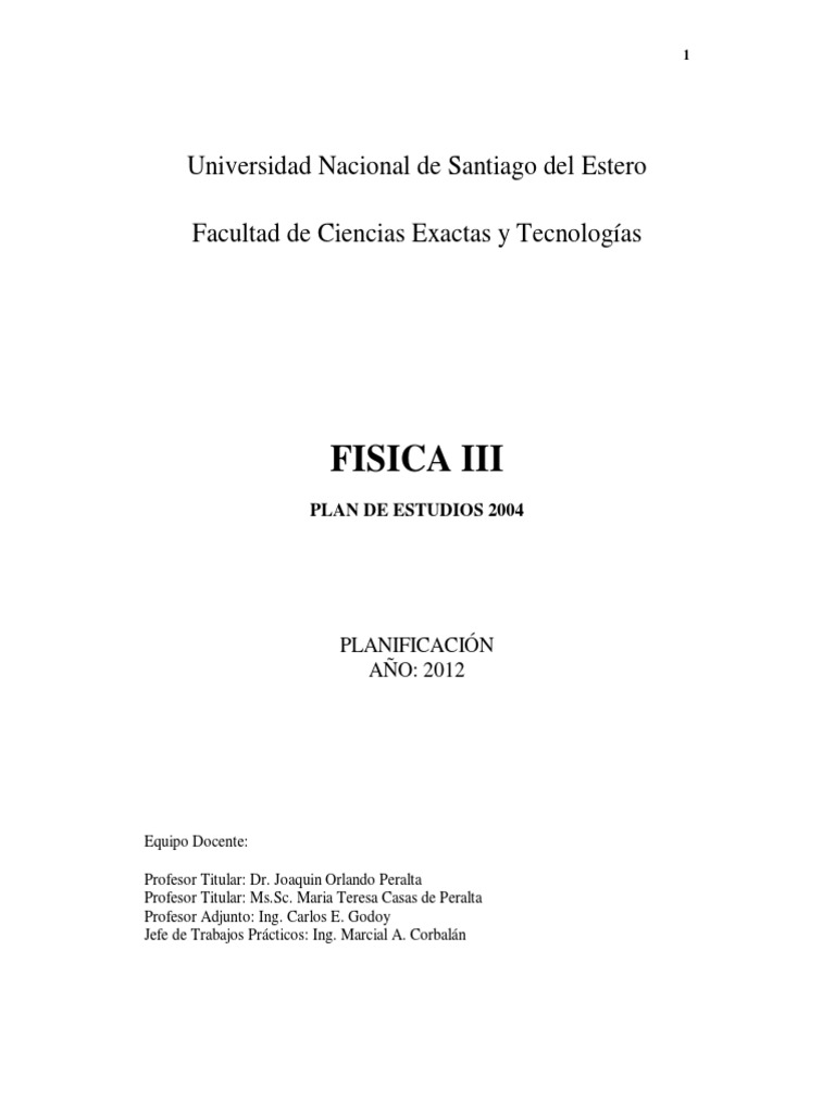 Fisica III Pe 2004 | PDF