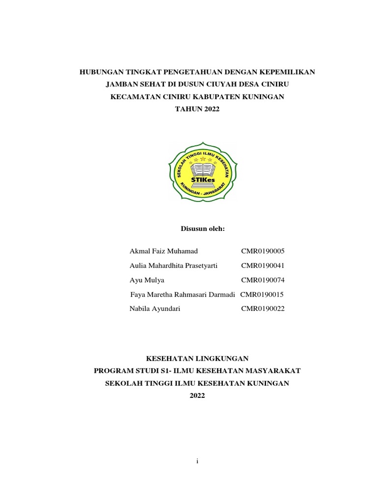 Mini Riset - Kelompok 5 - Matkul Kp3 | PDF