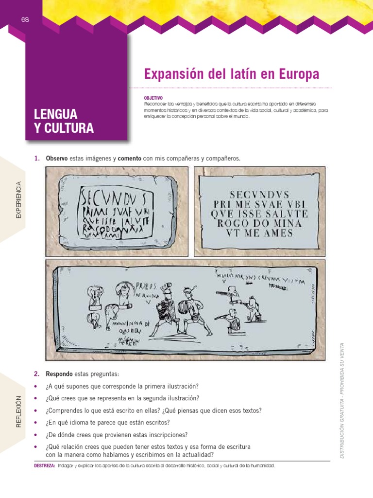 Expansión del latín y su legado cultural | PDF | latín | imperio Romano