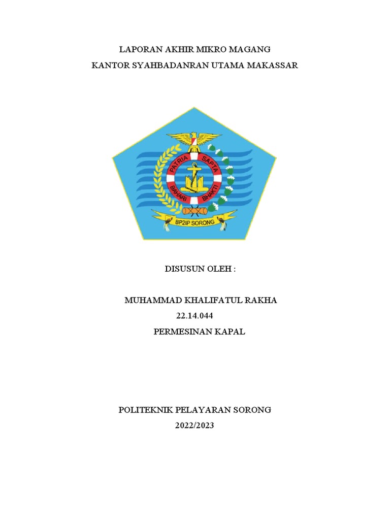 1.rakha - Laporan Akhir Mikro Magang | PDF