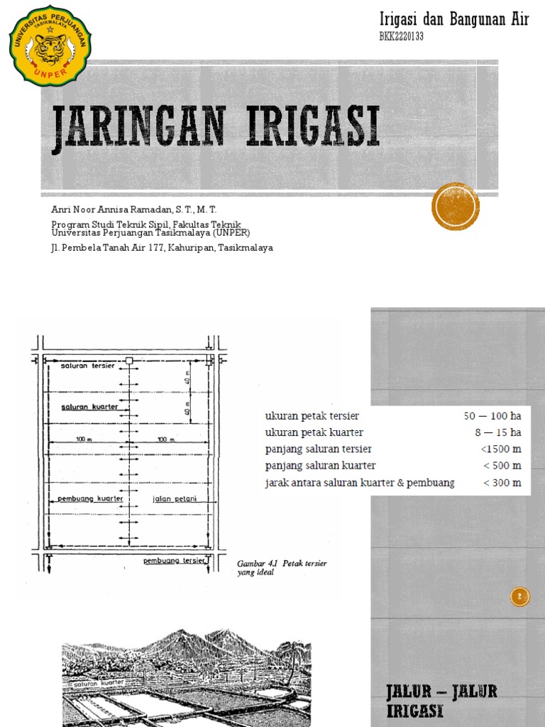 04 Standar Tata Nama Jaringan Irigasi 2021 | PDF