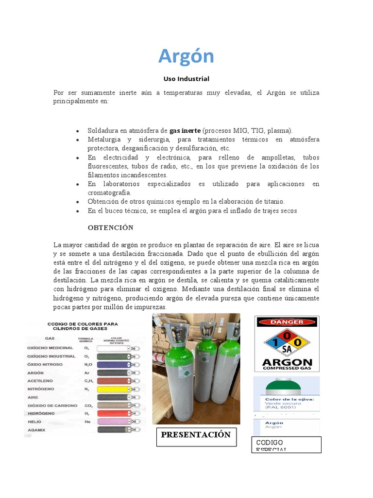 Argón | PDF
