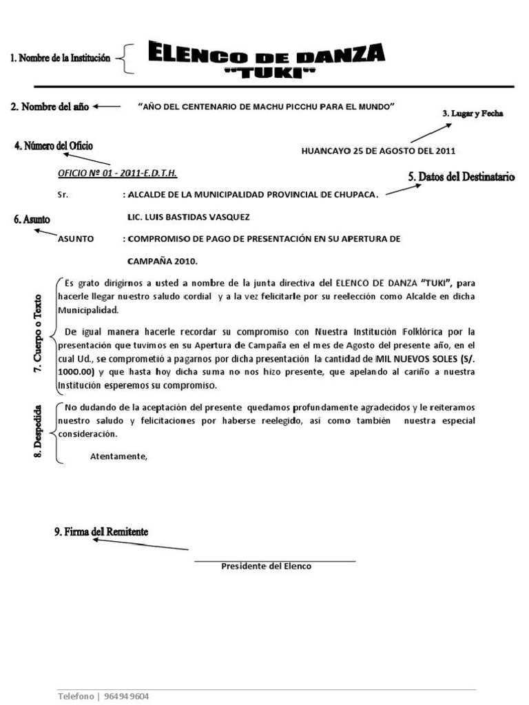 Partes Del Oficio | PDF