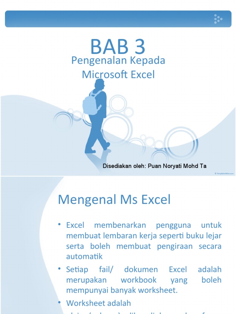 Bab - 3 Pengenalan Kepada Ms Excel | PDF