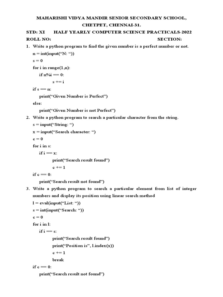 Half Yearly Solutions | PDF | Letter Case | String (Computer Science)