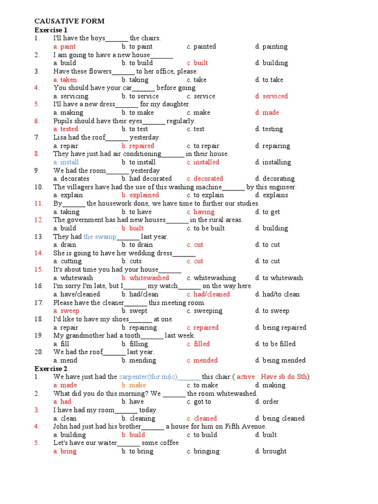 Causative Form | PDF