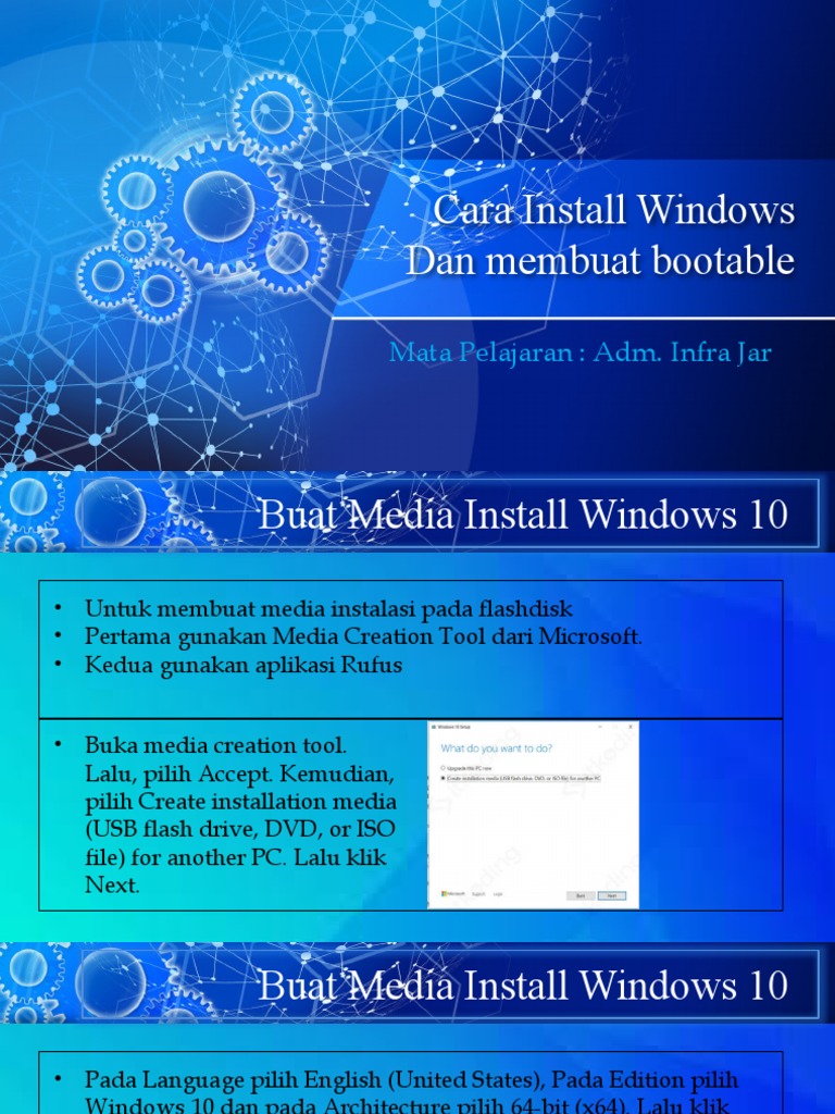 Memasang Dan Membuat Media Instalasi Windows 10 Pdf