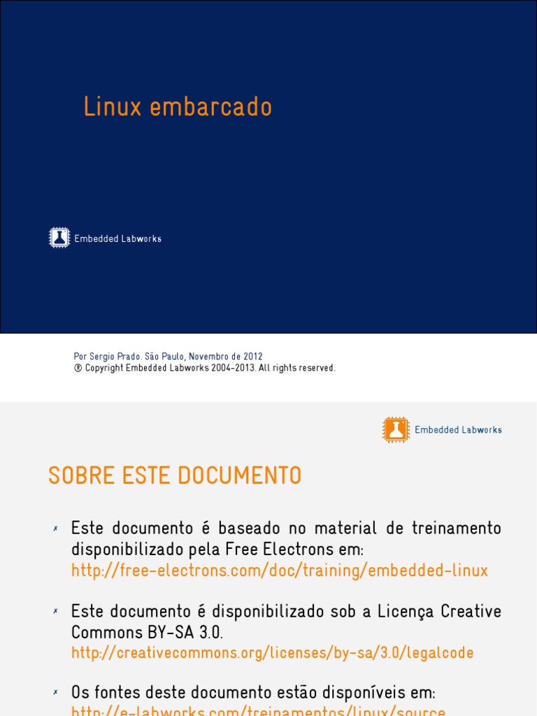 Embedded Linux Slides | Download grátis PDF | Inicialização ...