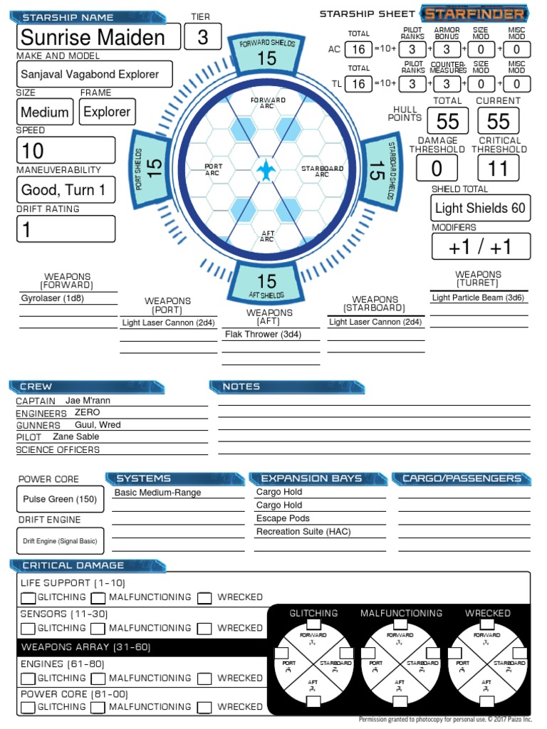 Sunrise Maiden Tier 3 | PDF | Ships