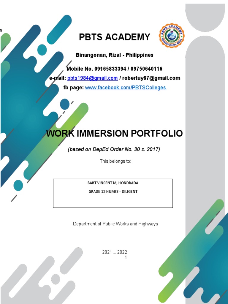 Work-Immersion File | PDF
