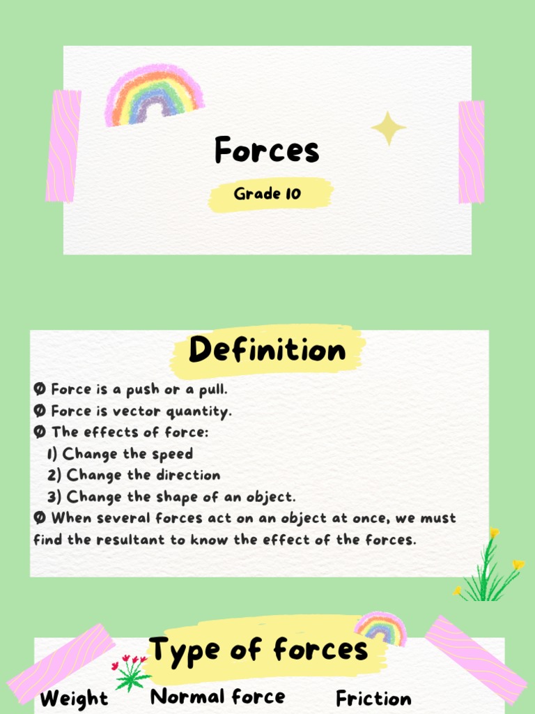 Forces | PDF | Force | Friction
