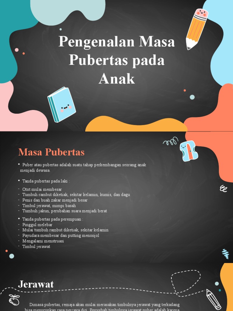Tanda dan Perawatan Pubertas Anak | PDF