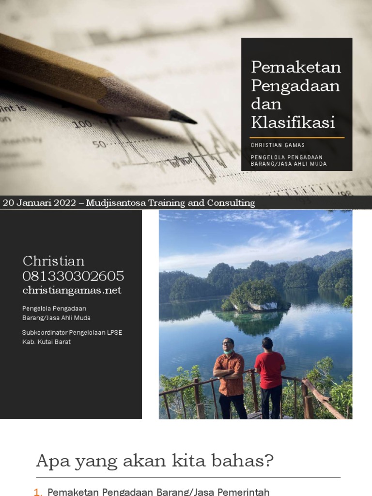Pemaketan PBJ Berdasarkan KBKI KBLI DAN KBJI - ChristianGamas - MSTC | PDF