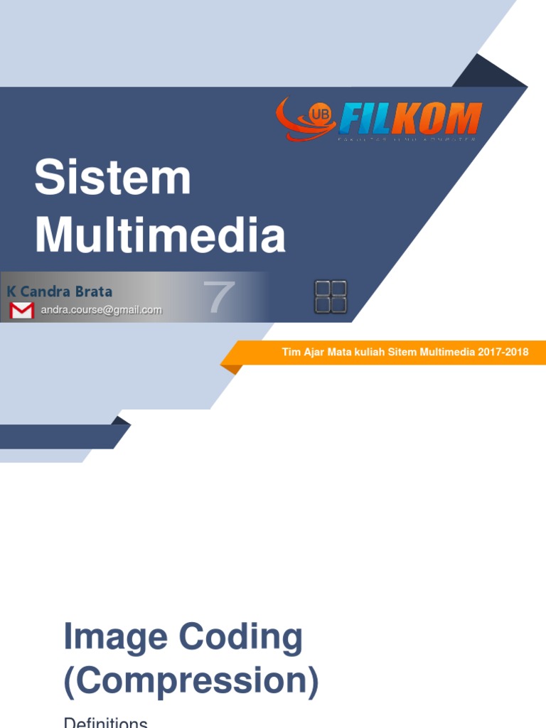 SisMul - Image Coding (Compression) - 07 - 2 | PDF | Data Compression ... SisMul - Image Coding (Compression) - 07 - 2 | PDF | Data Compression ...
