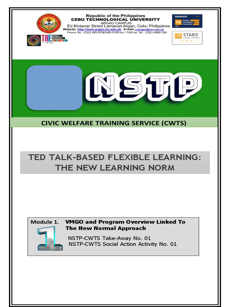 Module 1 Unified Course Pack CWTS 1 2022 2023 | PDF | Sustainability ...