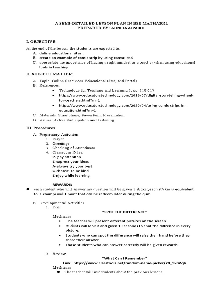 Maximizing Educational Technology: An In-Depth Lesson Plan on Utilizing ...