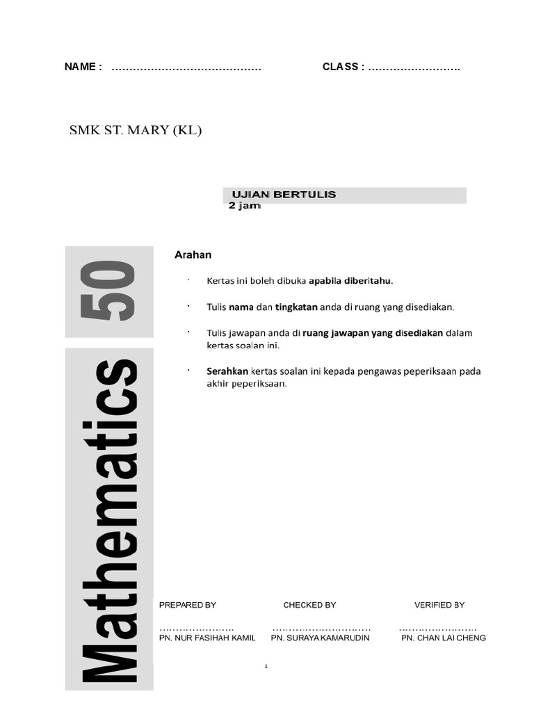 Final Exam f1 Math | PDF | Equations | Triangle