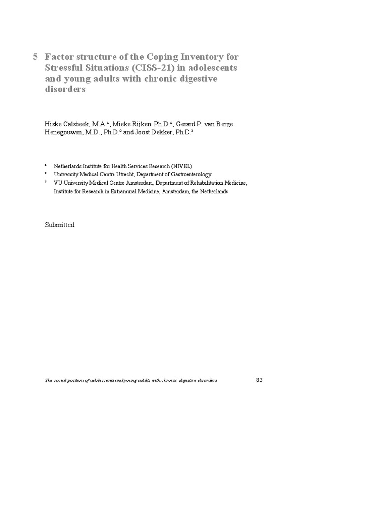 Ciss 21 | PDF | Factor Analysis | Chi Squared Distribution