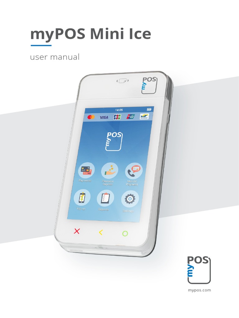 myPOS Mini Ice UserGuide Eng | PDF | Wi Fi | Bluetooth