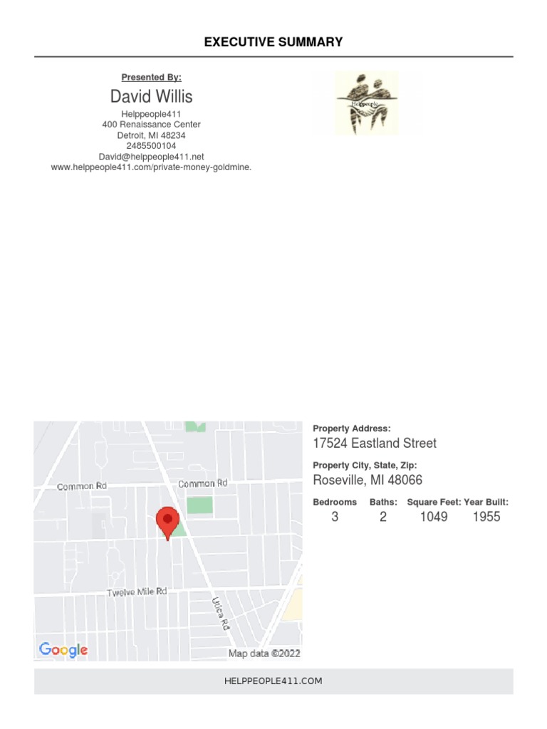 Deal Roseville Investment Presentation 2 Pdf Interest Loans