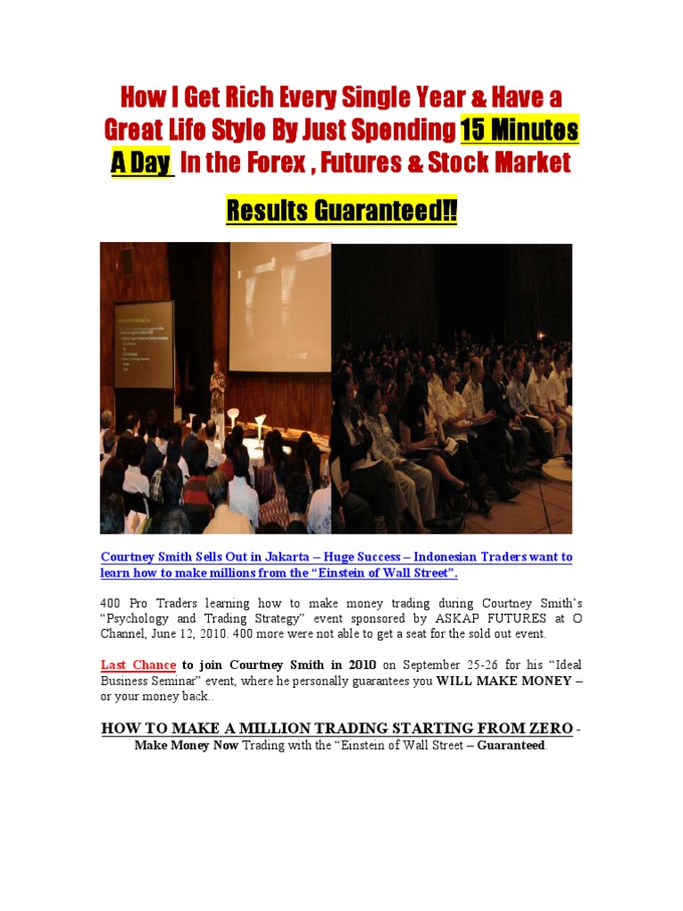 Millionaire Trading Secrets by Courtney Smith | PDF | Stock Trader ...