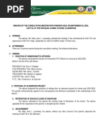 Minutes of Meeting of GPTA-2021-2022-a | PDF | Cognition | Learning