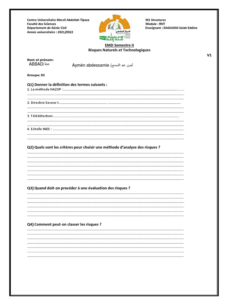 Efs RNT Groupe 01-1-2 | PDF