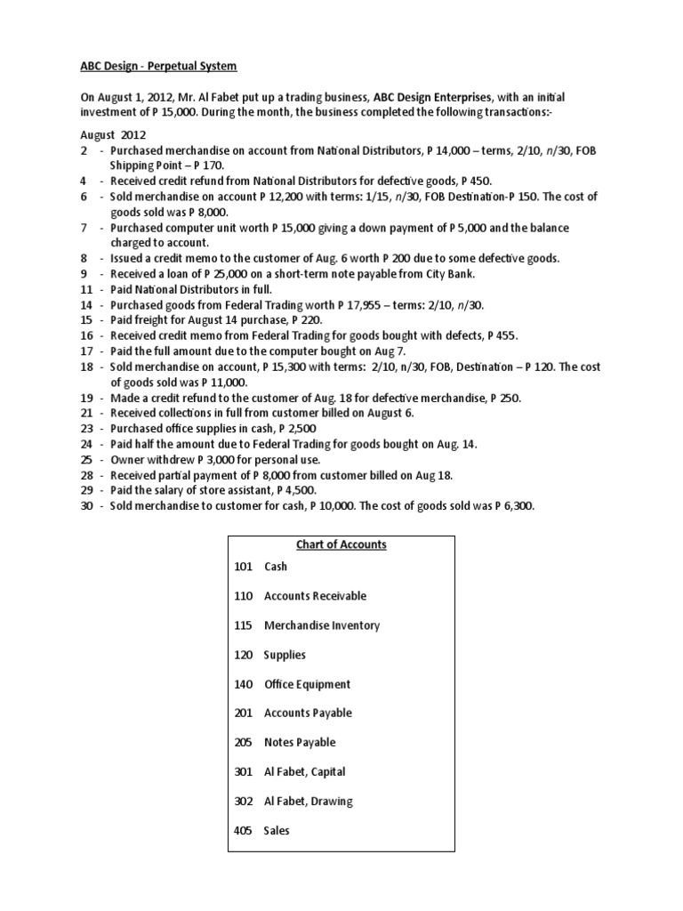 4-ABC Design-Perpetual | PDF | Credit Card | Accounts Payable