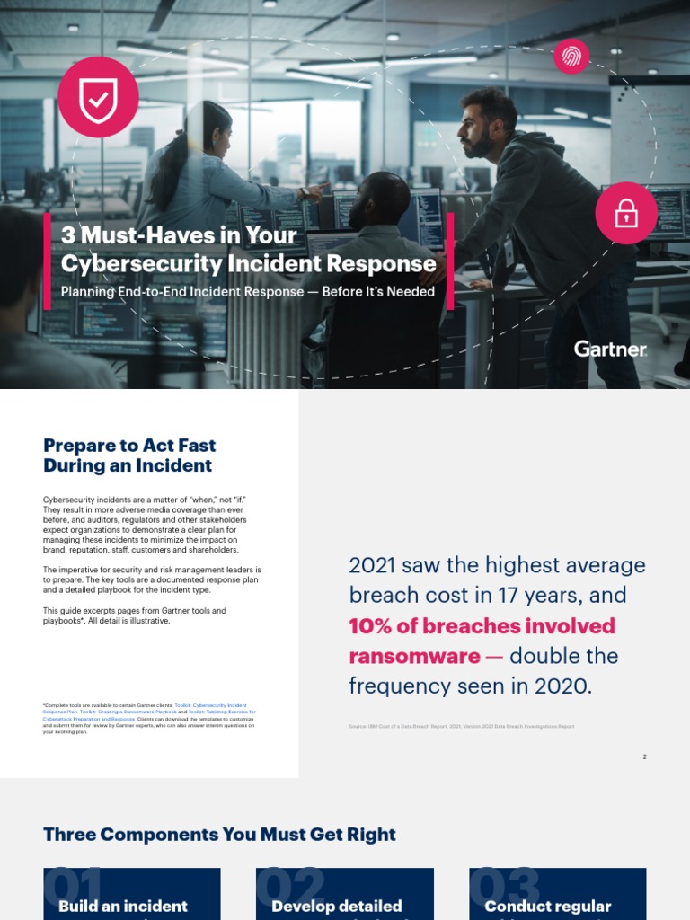 3 Must Haves in Your Cybersecurity Incident Response | PDF | Computer Security | Security
